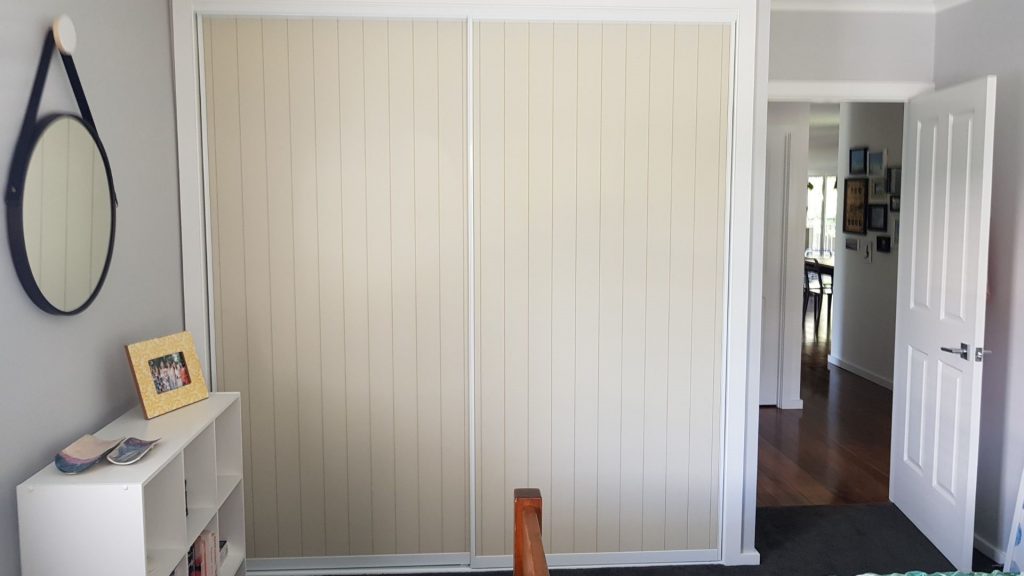 Framed VJ or Colonial Board FVJC2418-2 - Sliding Robe Doors